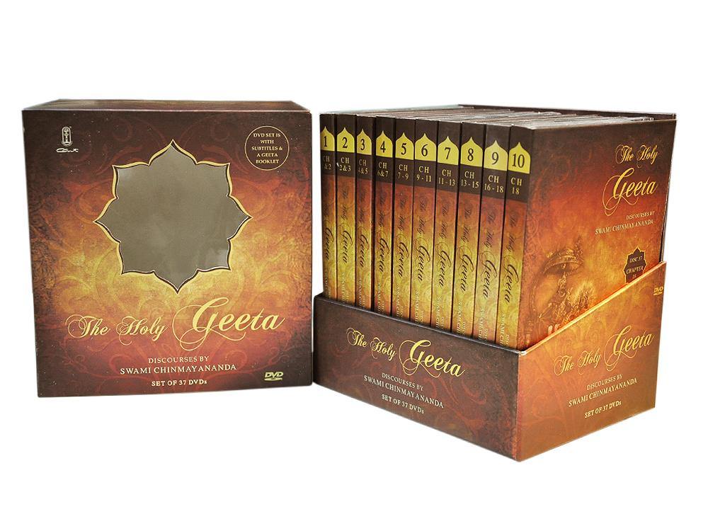 SRIMAD BHAGAVAD GEETA - THE HOLY GEETA (SET OF 37) (DVD) – Chinmaya ...